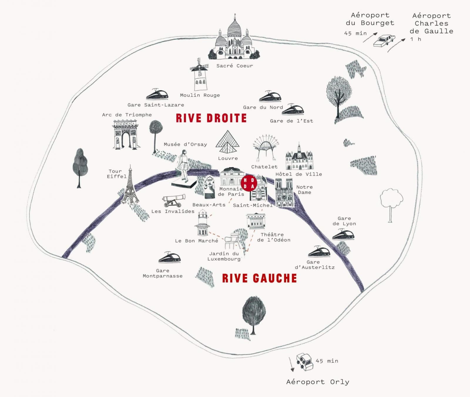 Hotel Dame des Arts | Paris Rive Gauche